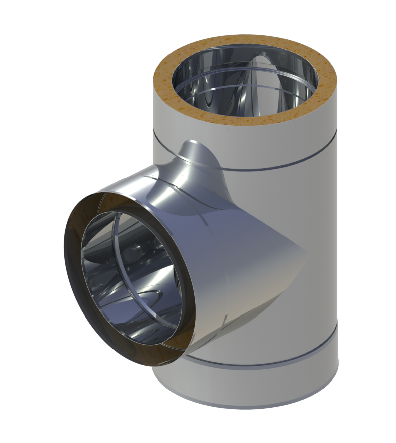 Conduit double paroi | TECNOVIS - Cheminées en acier inoxydable